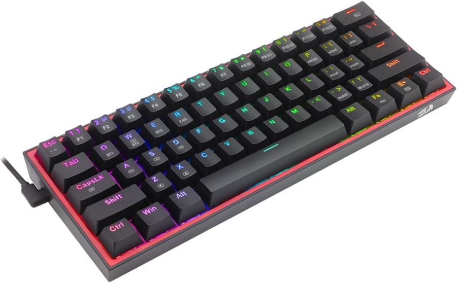 REDRAGON FIZZ PRO BLACK RED SW K616 RGB